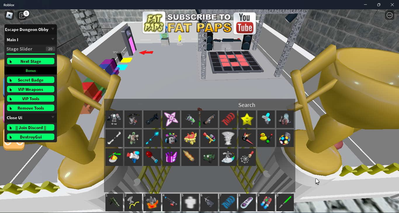 Escape The Dungeon Obby! (READ DESC) | VIP Gear n Secret Badge and more — Roblox Scripts ...