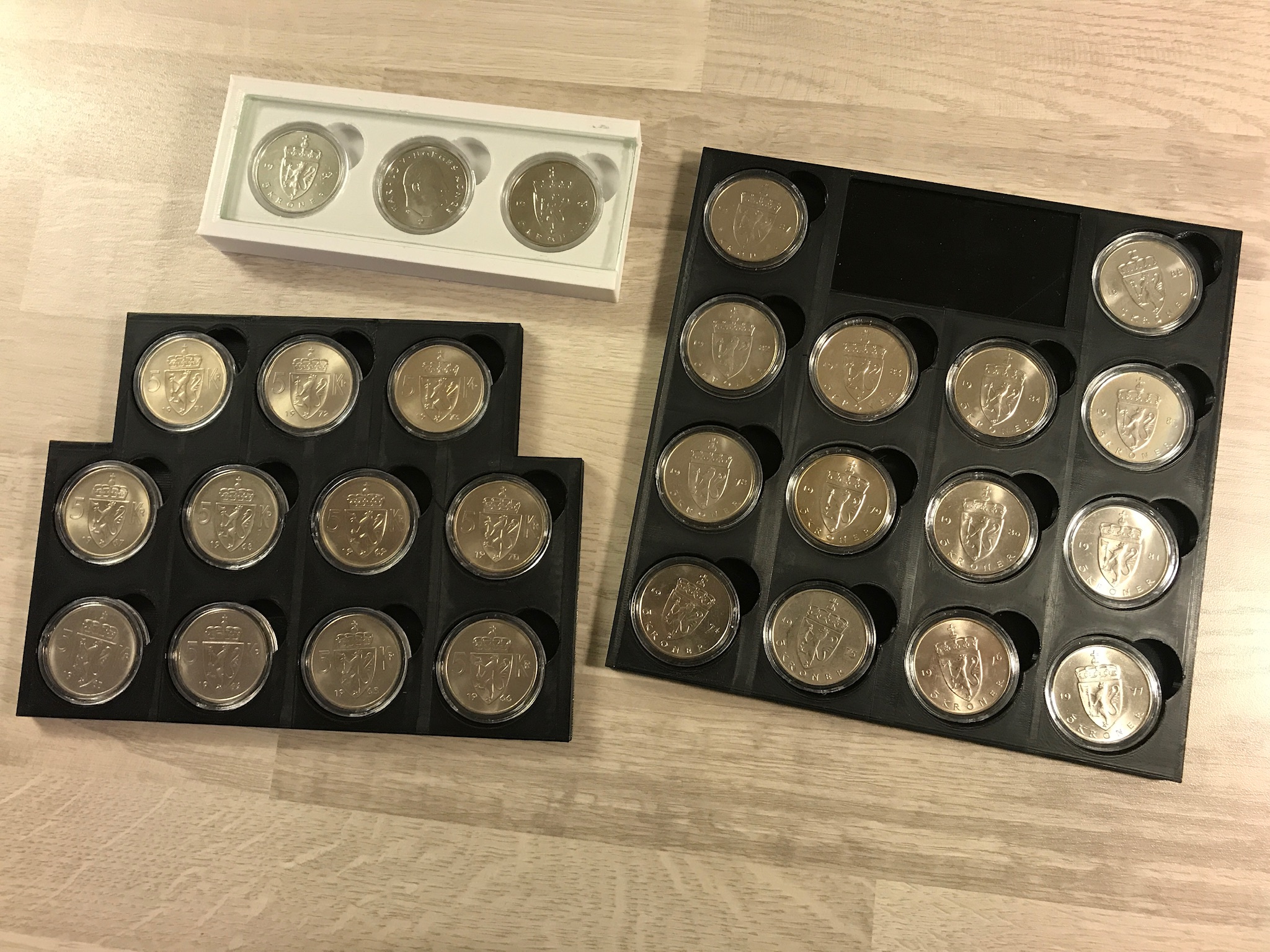 How I made a long-term storage unit for my coins with 3d-printing (many ...