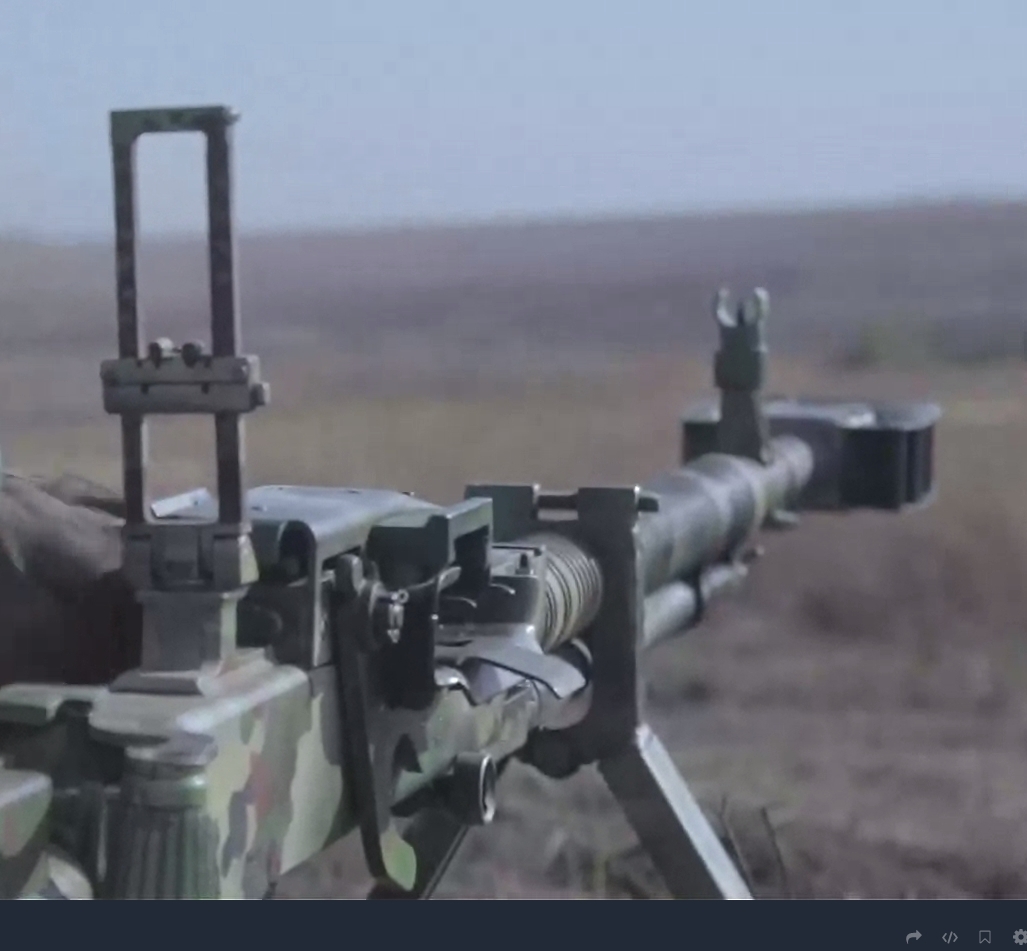 Azov's DShK anti-materiel rifle : r/MilitaryGfys