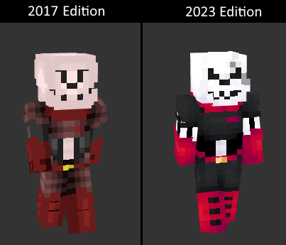 Papyrus - Underfell Minecraft Skin