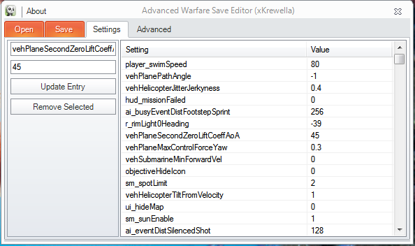 [Release] Advanced Warfare Save Editor [TEAM-ABRAXAS] | XPG Gaming ...