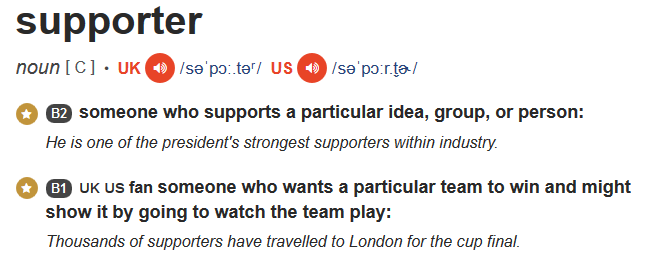 [Debate] What constitues a supporter, a fan and symphatiser of a ...
