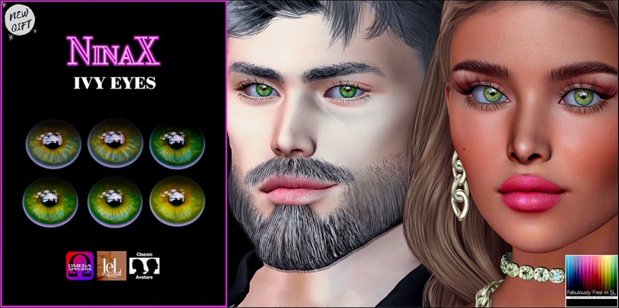 New Fabulously Free in SL Group Gifts: SLW Design & NinaX | FabFree ...