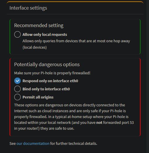Advice on setting up pi-hole's conditional forwarding on devices outside of main LAN, with range ...