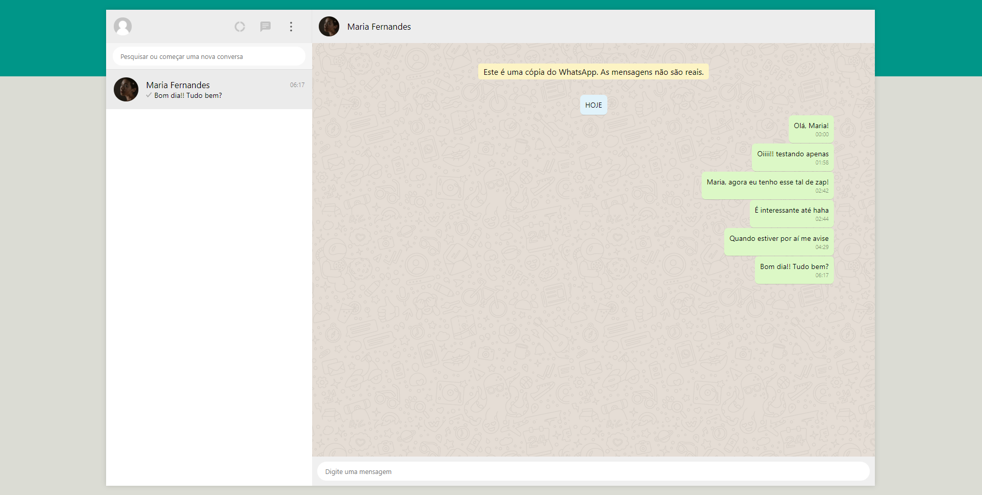 GitHub - CaioAugustoo/whatsapp_clone: 💬 Clone do Whatsapp Web. Teste ...