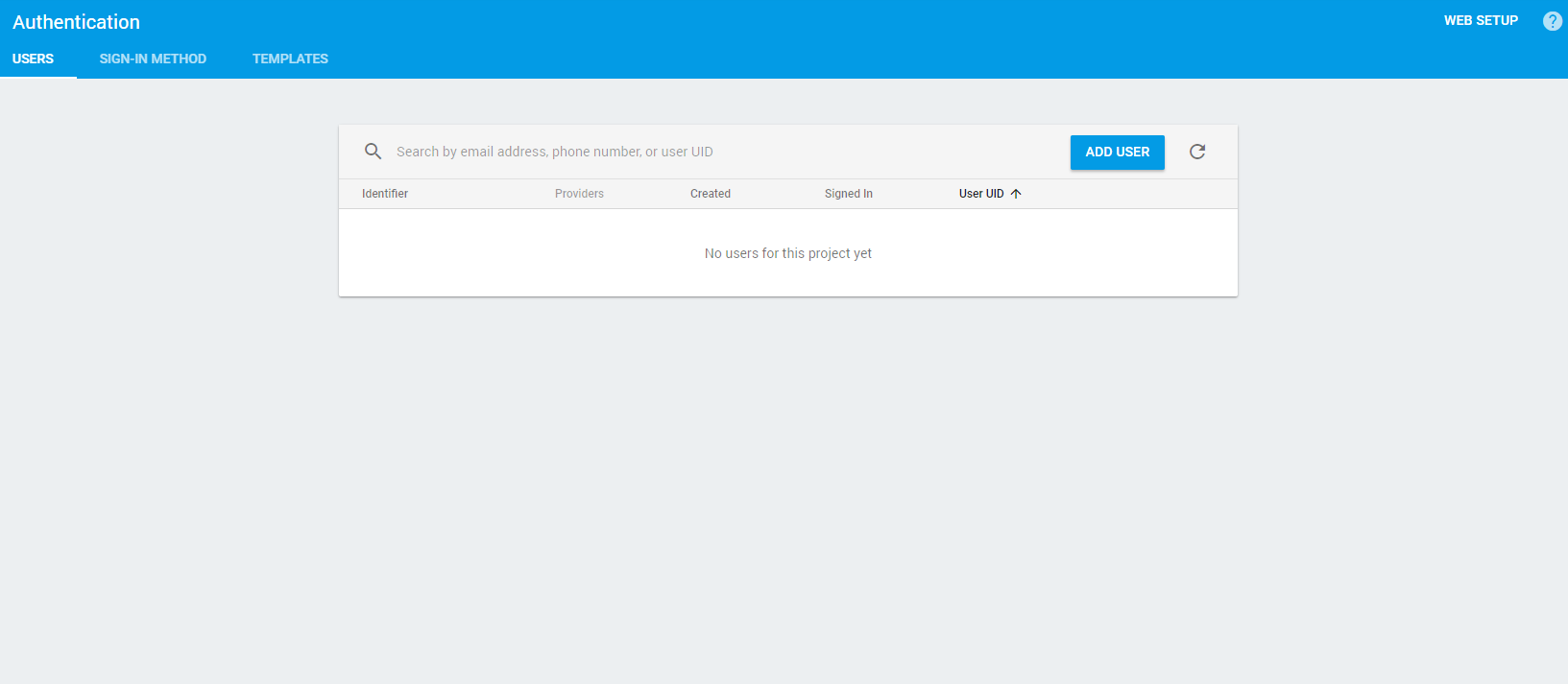 Firebase For Unity Android Project New User Registration Not Showing In Console Stack Overflow