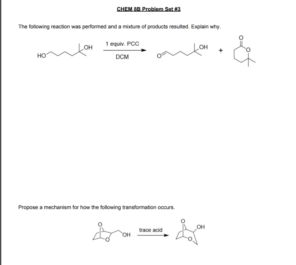 Solved CHENL8BProblemset#3 The following reaction was | Chegg.com