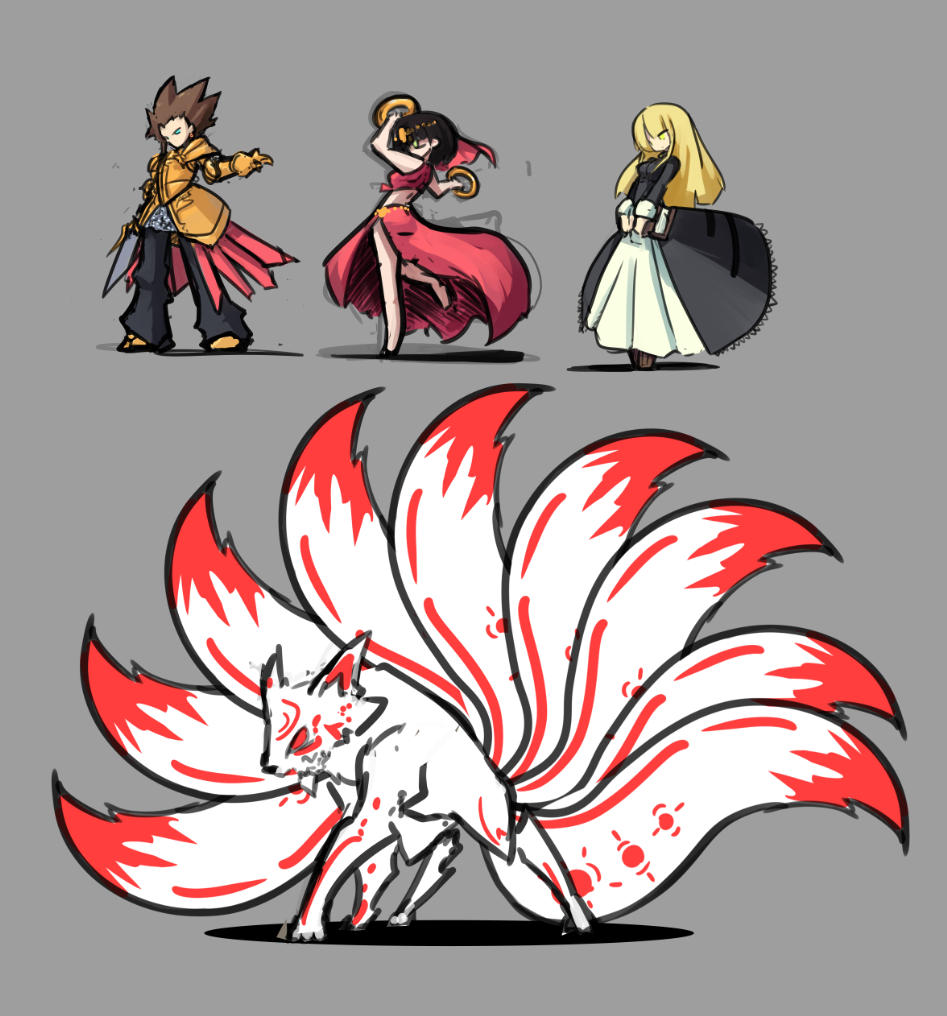 "Graphic Preview with 1st place poll winners...Pre-Legendary Knights ...