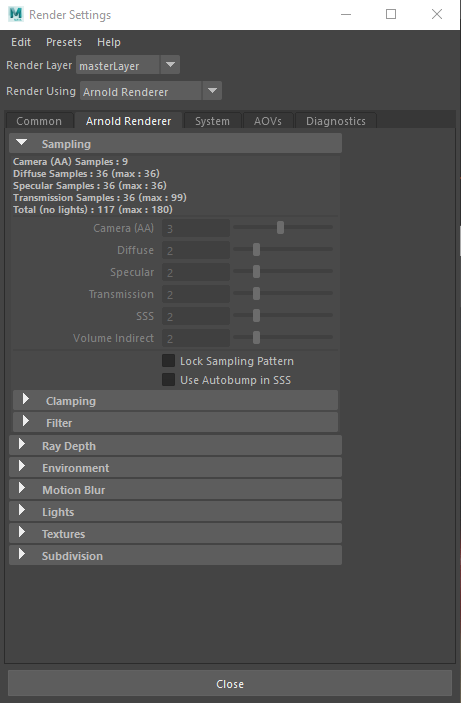 New to Arnold, Grayed out Arnold Renderer settings! - Autodesk Community