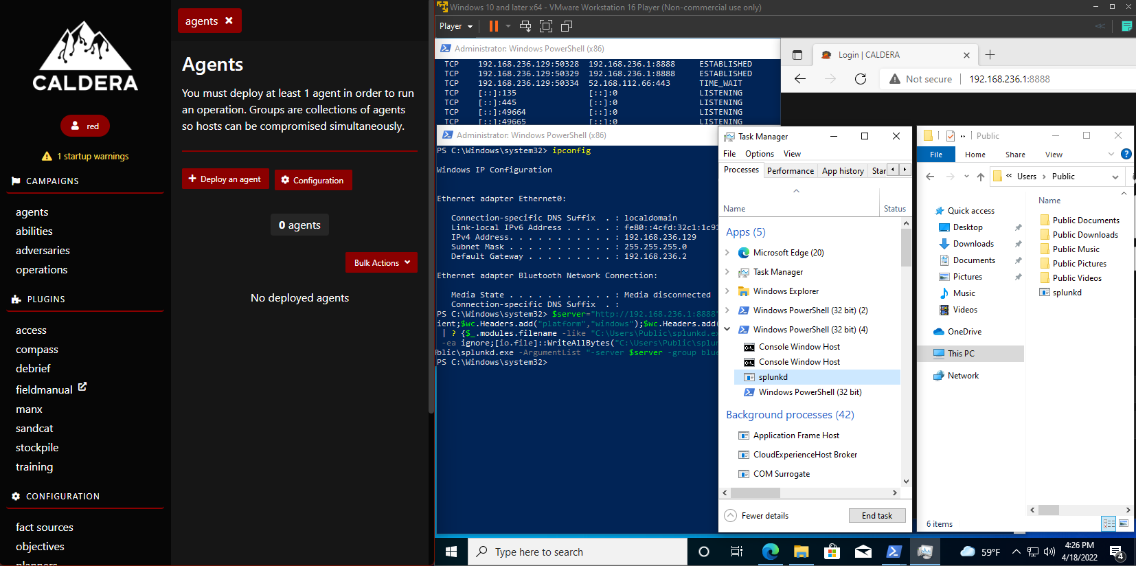 After following the steps to create an agent with a guest VM, not getting any indication of the ...