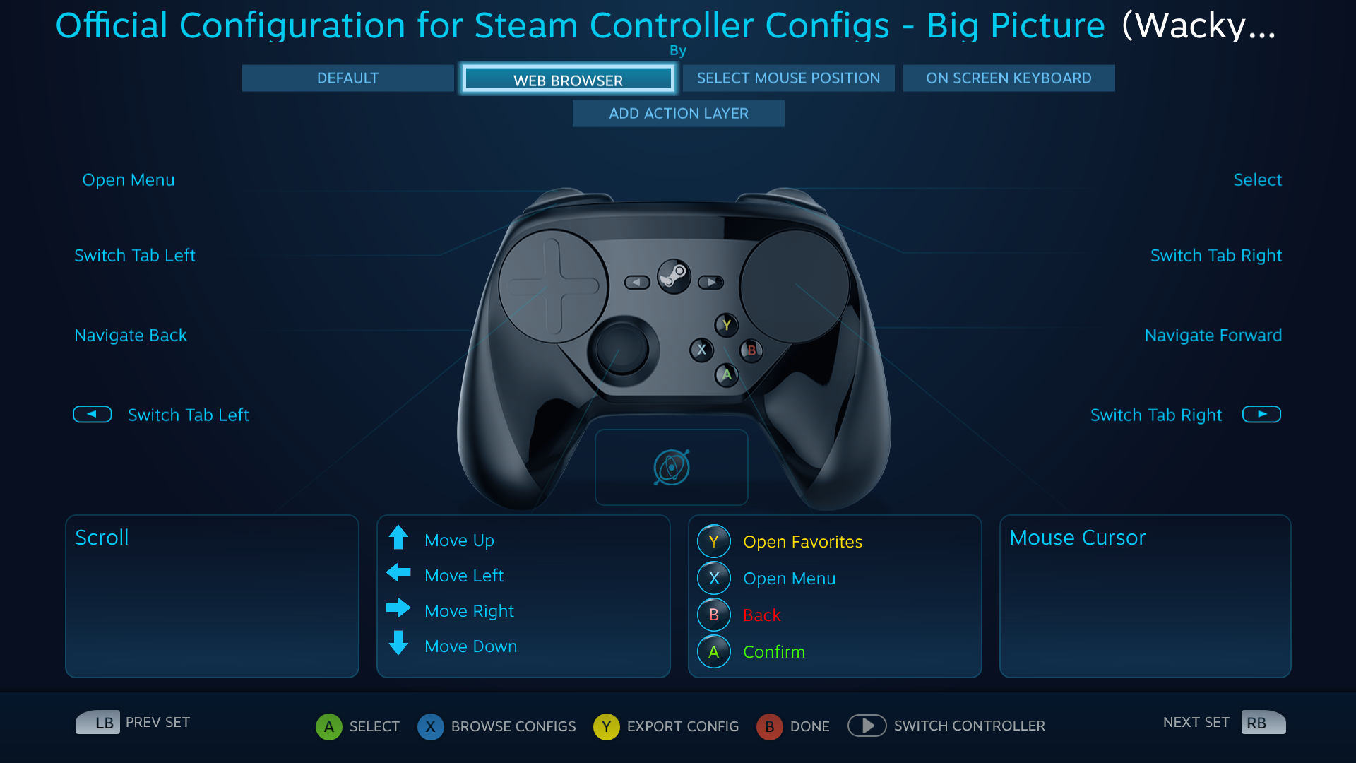 Steam Big Picture Browser Mouse Function No Longer Working w/ Steam ...