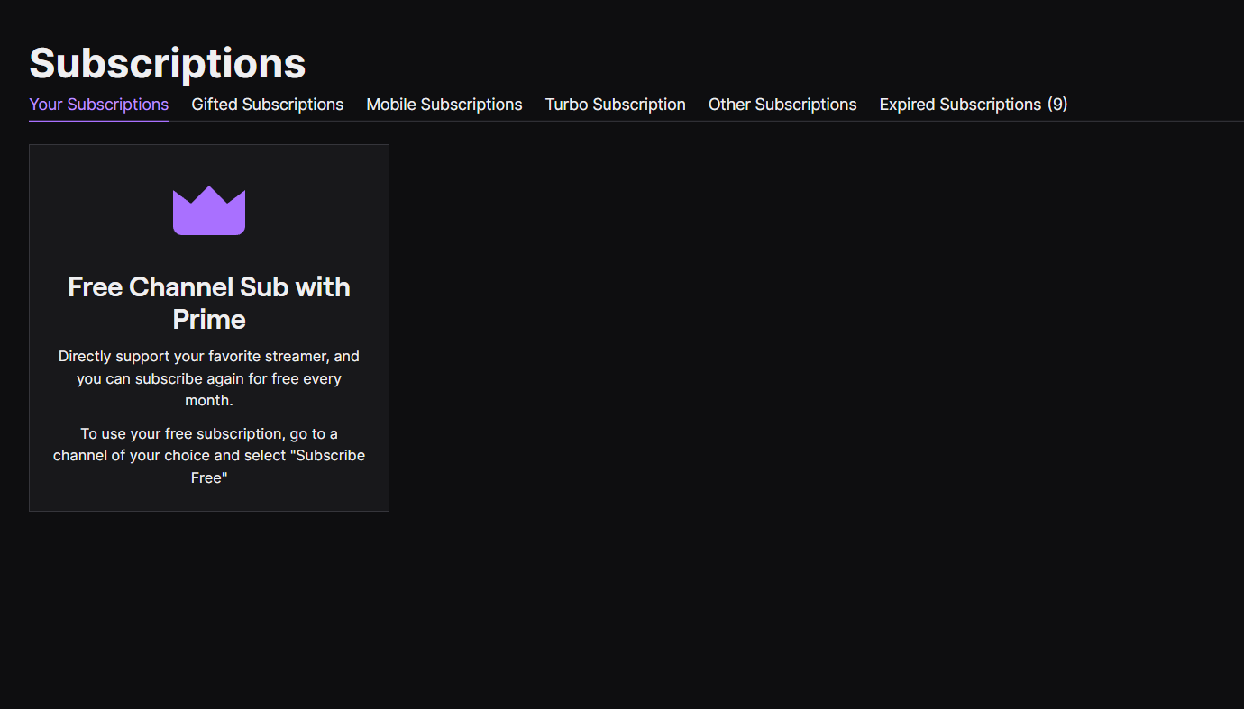 My Prime sub is perpetually only available in the future, and I can't ...