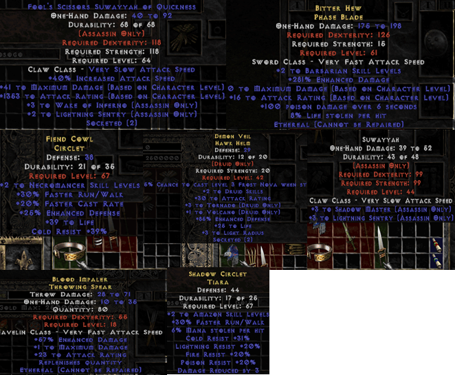 ===rare & Magic Items=== - Topic - d2jsp