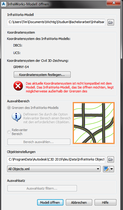 Solved Civil 3d The Current Coordinate System Is Not Compatible With 2876
