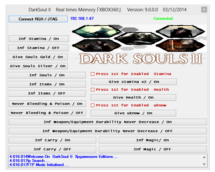 DARK SOULS II Save Editor + RTE Xbox 360 Mod Tool | XPG Gaming Community