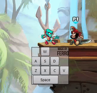 Brawlhalla keyboard visualizer: On-screen keyboard recorder : r/Brawlhalla