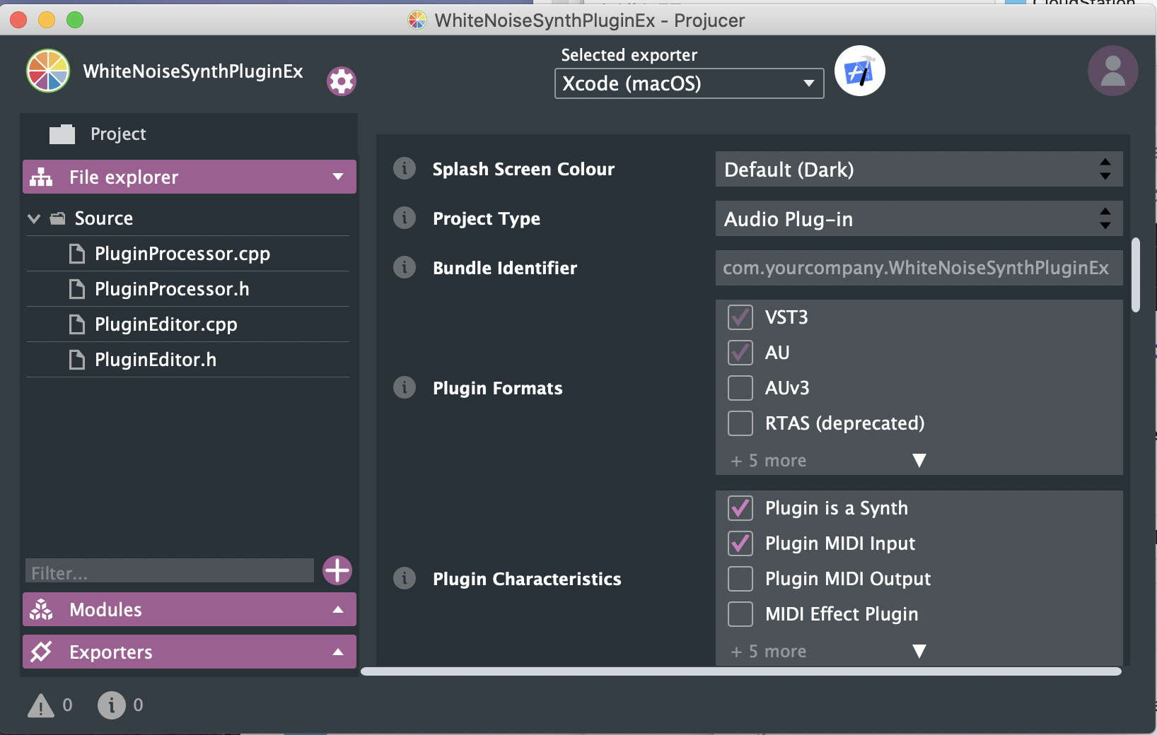 GitHub - uchidama/WhiteNoiseSynthPluginEx: A midi instrument plugin ...