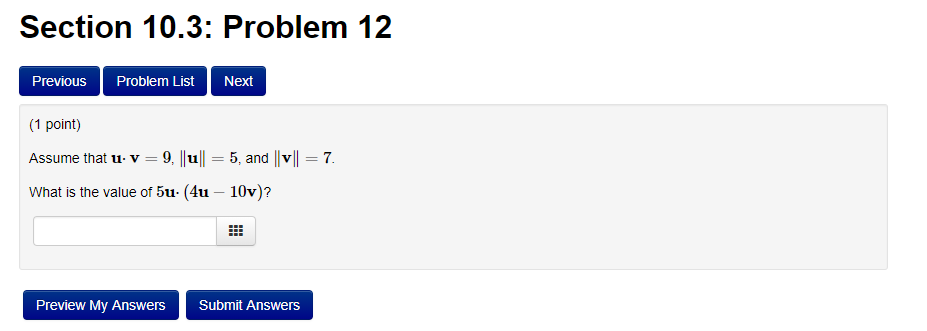 Solved Section 10 3 Problem 12 Previous Problem List Next