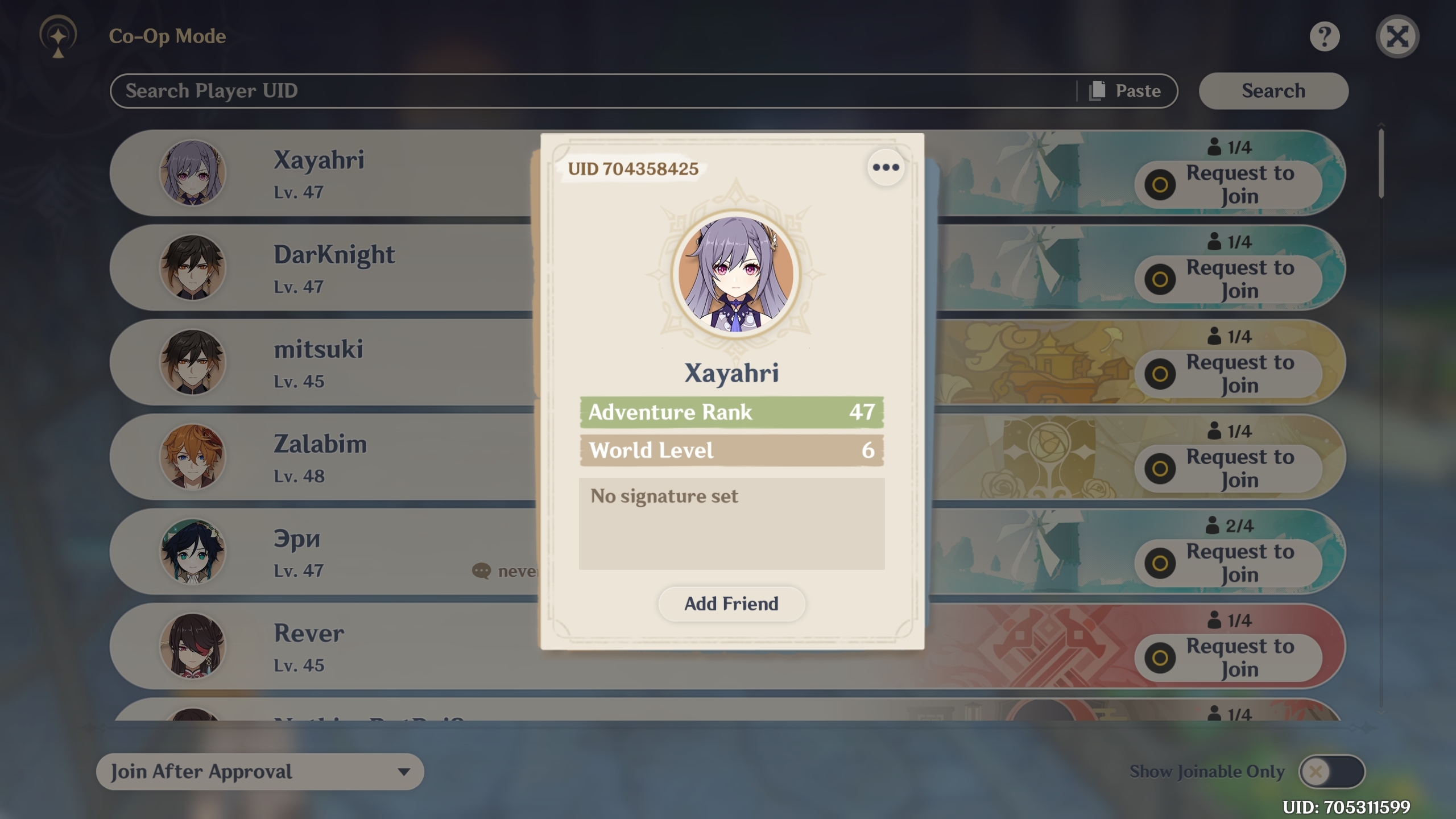 PSA: When posting screenshots or images from the game, censor your UID ...