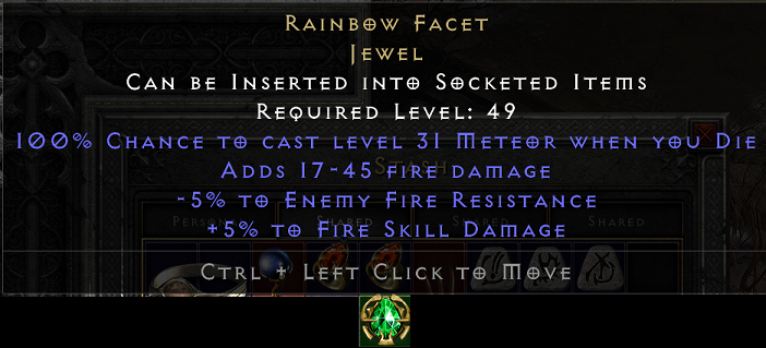 Offer Rbf Facet Fire 5-5 Die (green Skin) - Topic - d2jsp