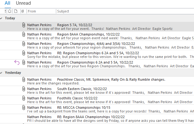 Outlook changed my view settings in my sent folder and I'm unsure how ...
