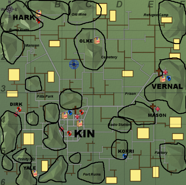 Topography map of Reborn : r/ApocalypseRising