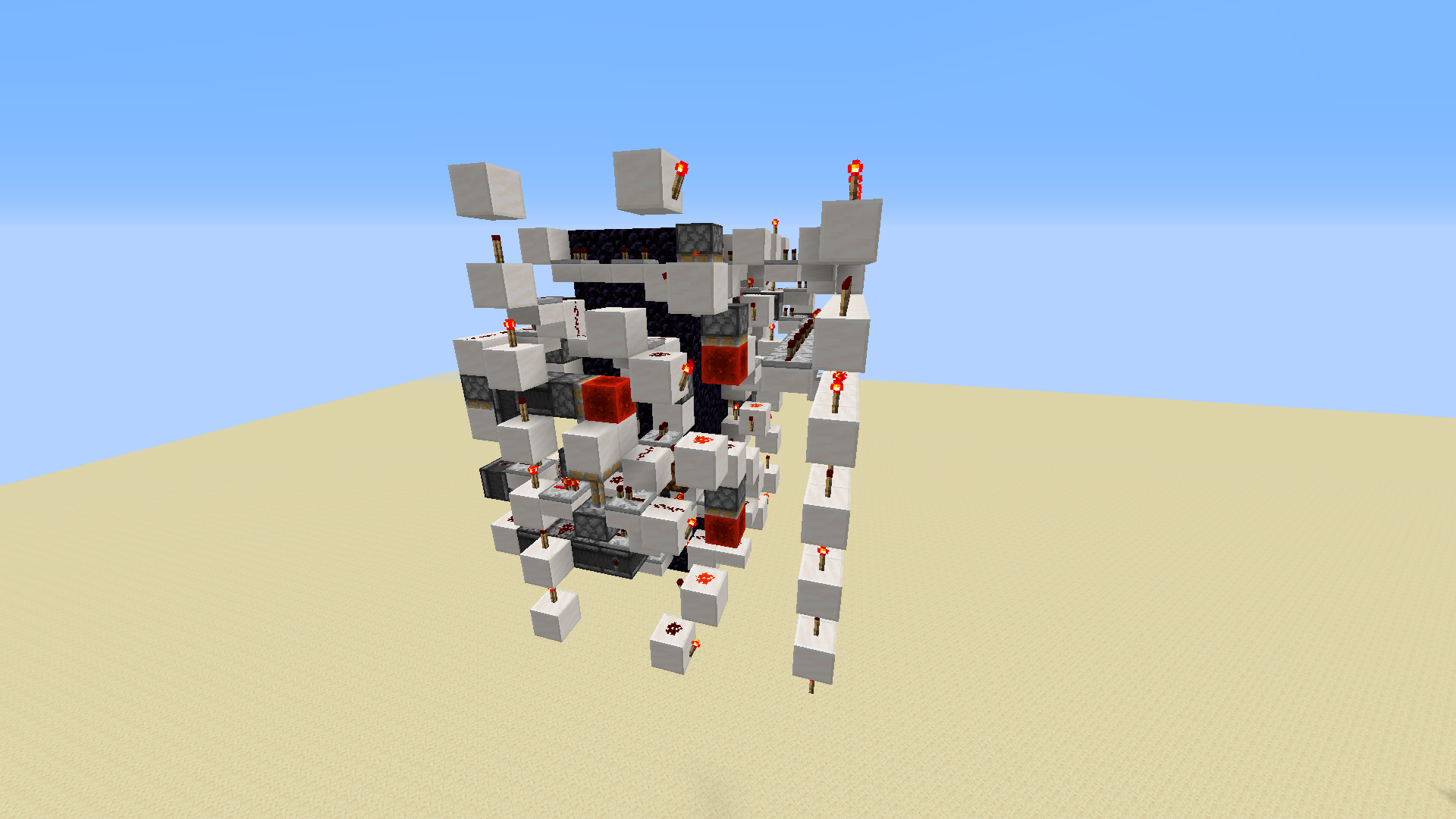 ultra compact realistic 2x2 multifloor elevator with doors. - Redstone ...