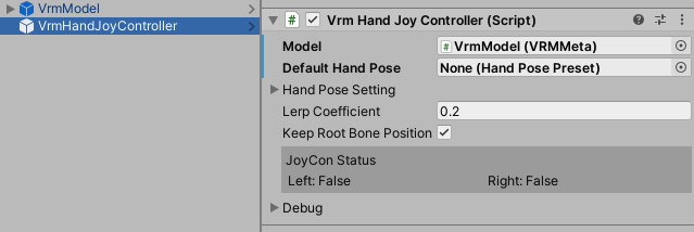 GitHub - tenonno/VrmHandJoyController: Controls VRM hand pose with Joy-Con
