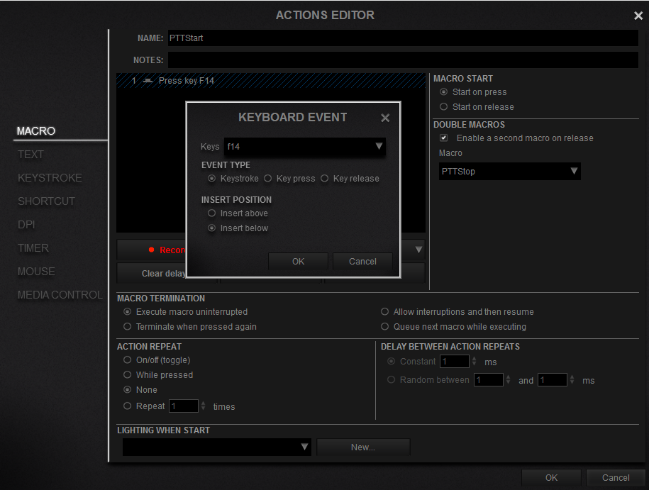 Extended function keys in CUE macros + my opinion on sabre - Keyboards ...