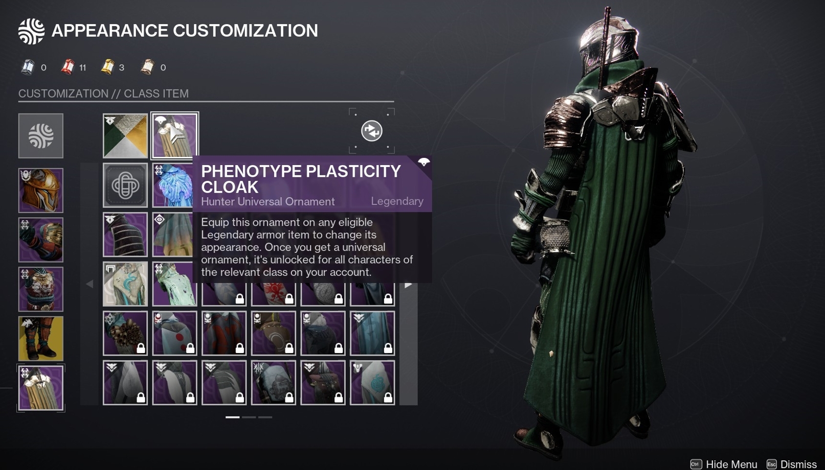 I really like my hoodless cloaks, but many helmets are kinda mid. So I ...