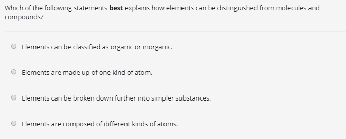 Solved Which of the following statements best explains how | Chegg.com