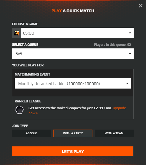 Faceit question : r/GlobalOffensive