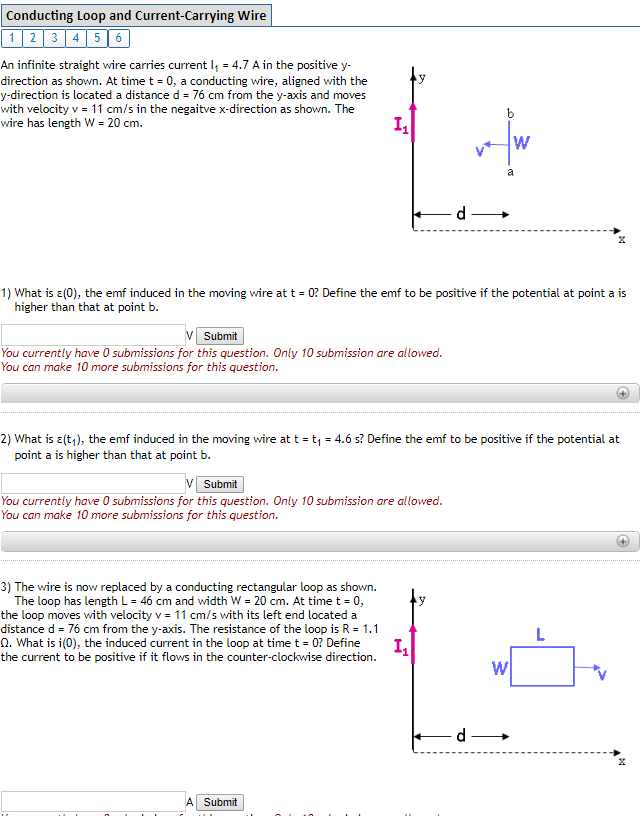 Solved An infinite straight wire carries current I1 = 4.7 A | Chegg.com