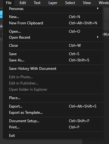 How do you change the editor's background color? : r/Affinity