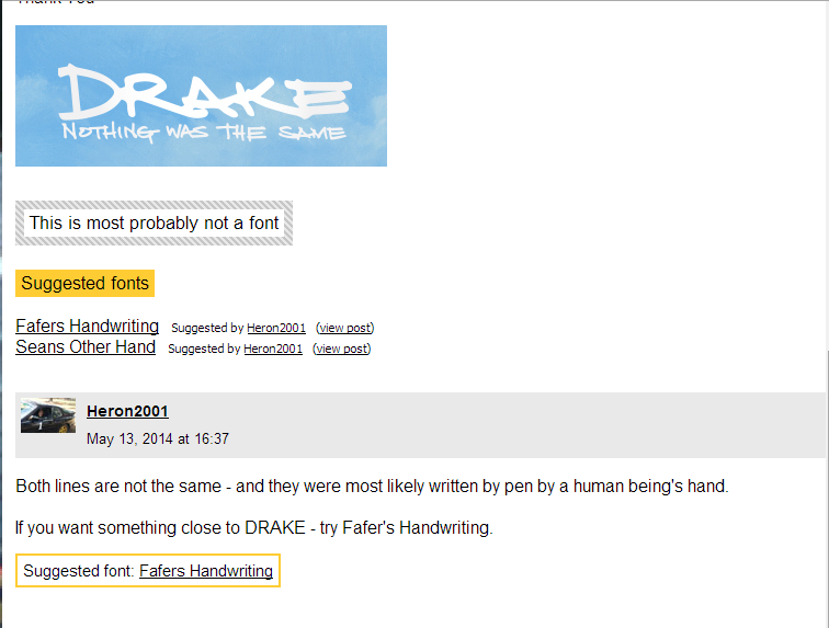 DRAKE FONT HE USES FOR COVERS etc? | Kanye to The