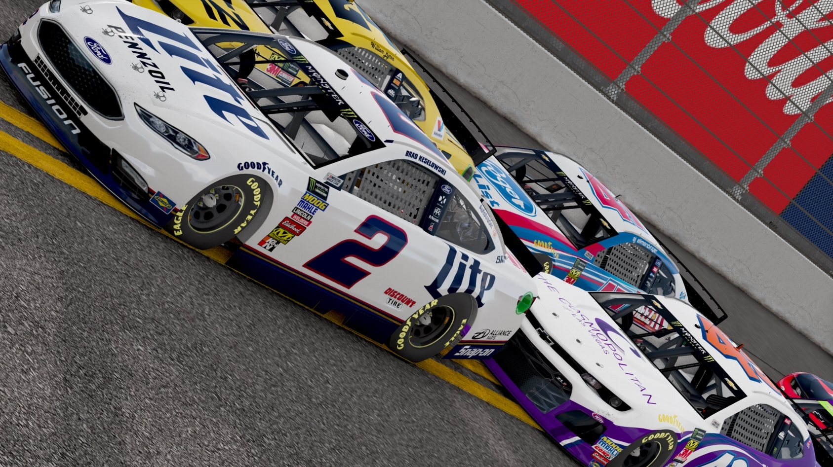 WIP - 2018 MENCS NASCAR Paint Schemes | BeamNG