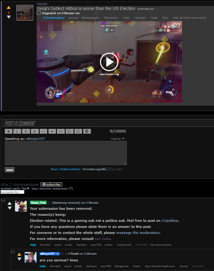 Genji's Deflect Hitbox is absolutely broken and should be changed. : r ...