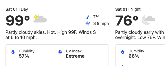 YSK Weather Update: Starting Today (6/27/23) The Humidity Drops ...