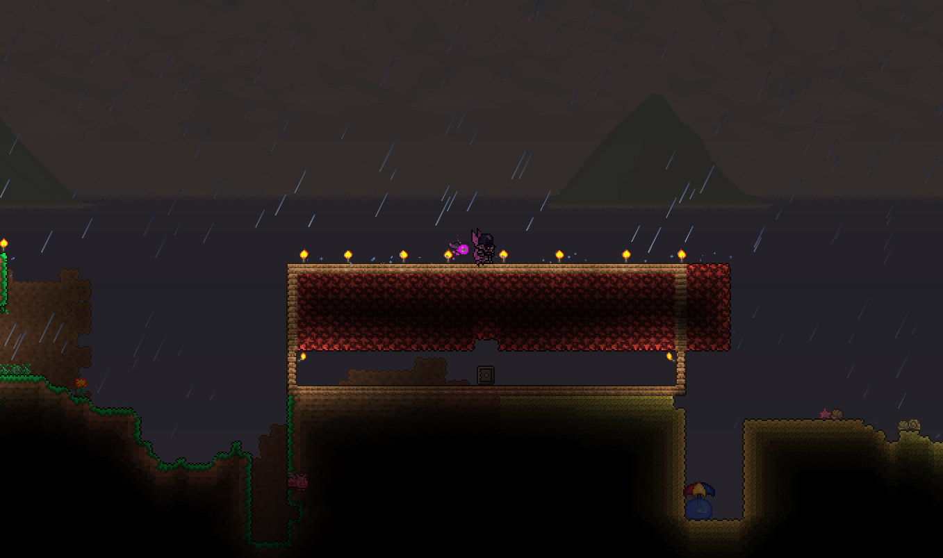 Is there any reason why this Crimson Key farm wouldn't work? : r/Terraria