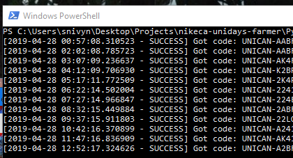 GitHub - Snivyn/nike-ca-unidays-code-farmer: Simple farmer to generate ...