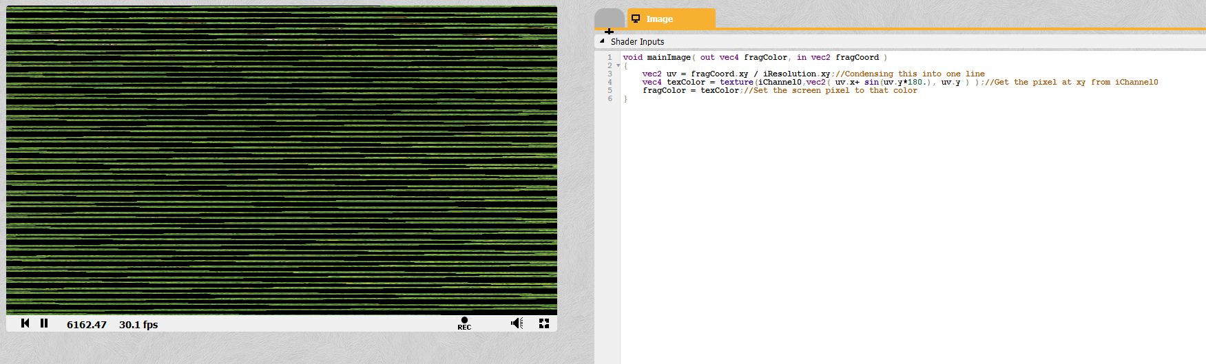 Shaders Simple Sine Wave Shaderwhats Going Wrong Here Gamemaker Community