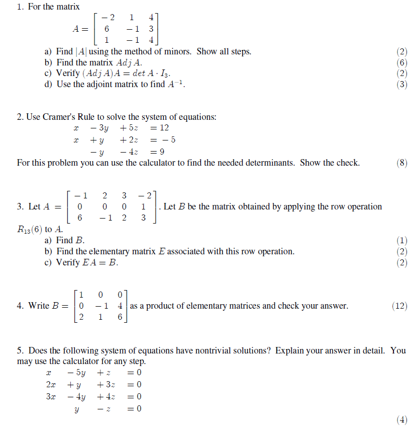 Solved Just need a little help solving these practice | Chegg.com