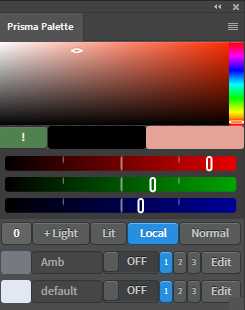 Prisma Palette: Light based Photoshop picker plugin. — polycount