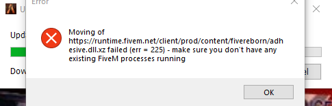 Error updating/ downloading fivem - FiveM Client Support - Cfx.re Community