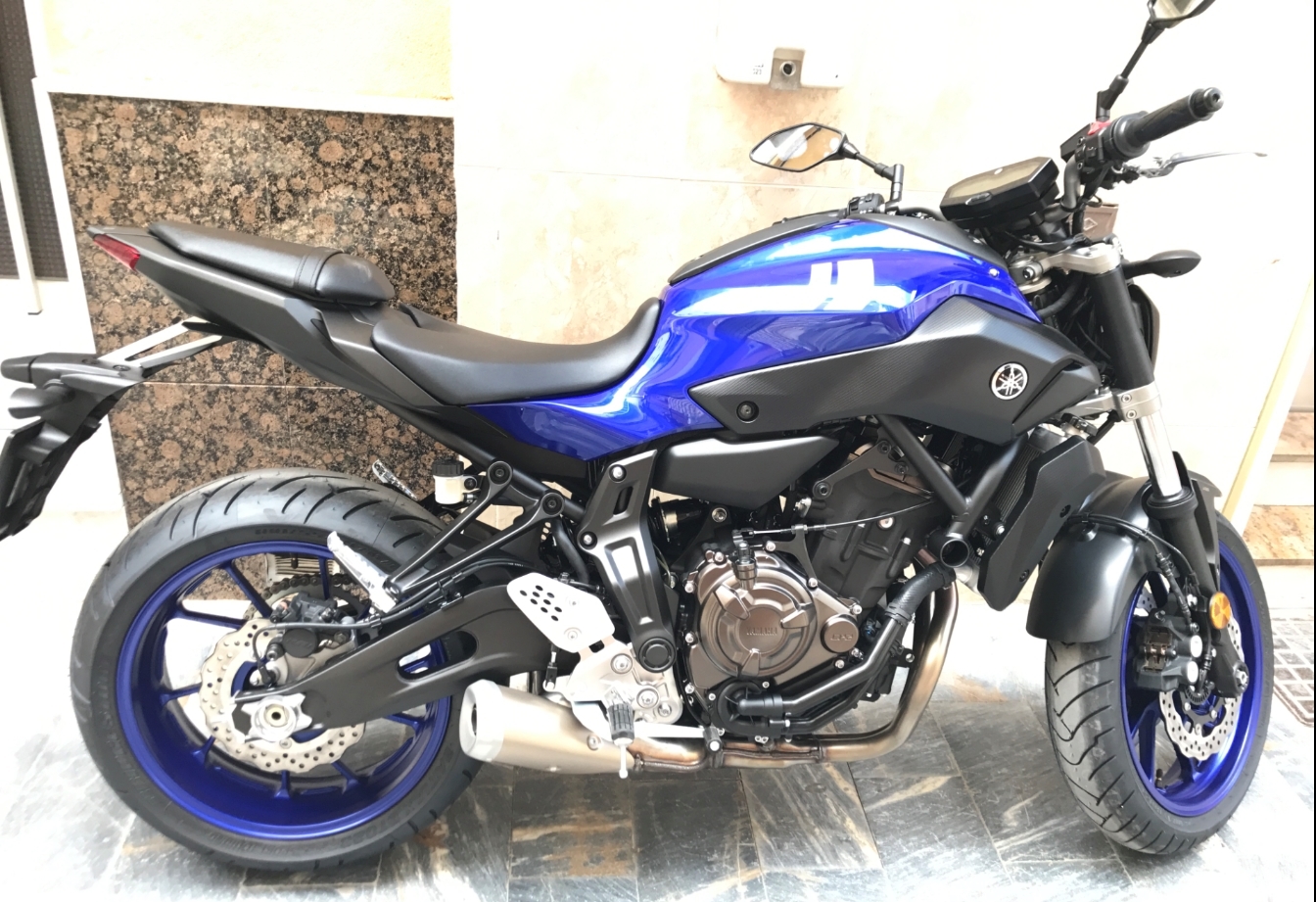 Presentacion de mi nueva Primera moto - MT-07 Azul (2017) - Forocoches