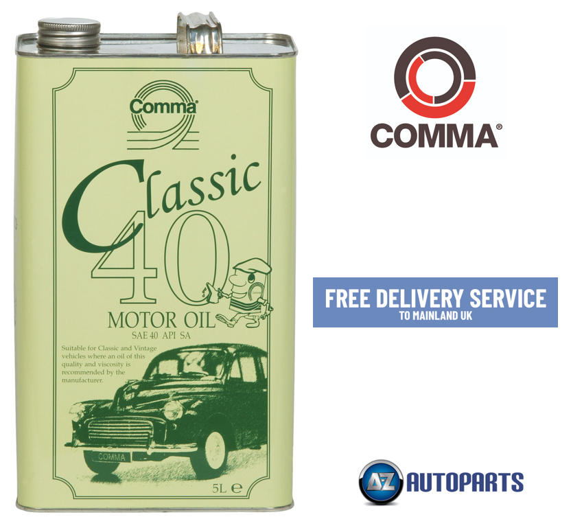 Comma - Classic Motor Oil Car Engine Performance 40W 4-Stroke Engines ...