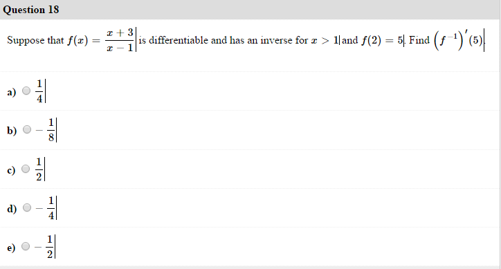 Solved Suppose that f(x) = x + 3/x-1 is differentiable and | Chegg.com