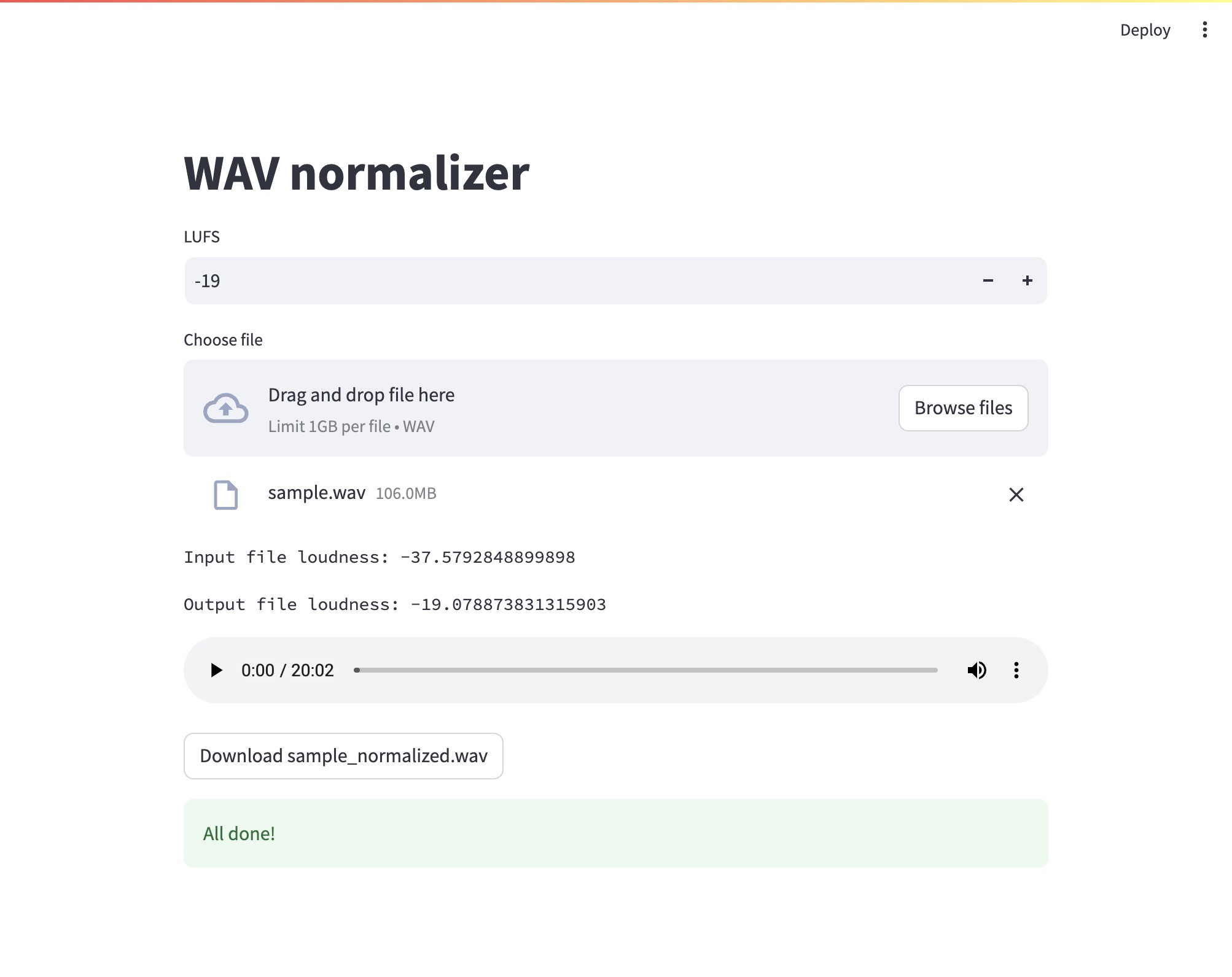 GitHub - upamune/lufs-normalizer
