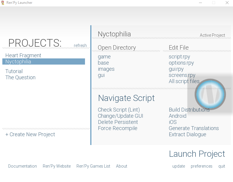 [SOLVED] Watermark/Bubble in the corner of Ren'py - Lemma Soft Forums