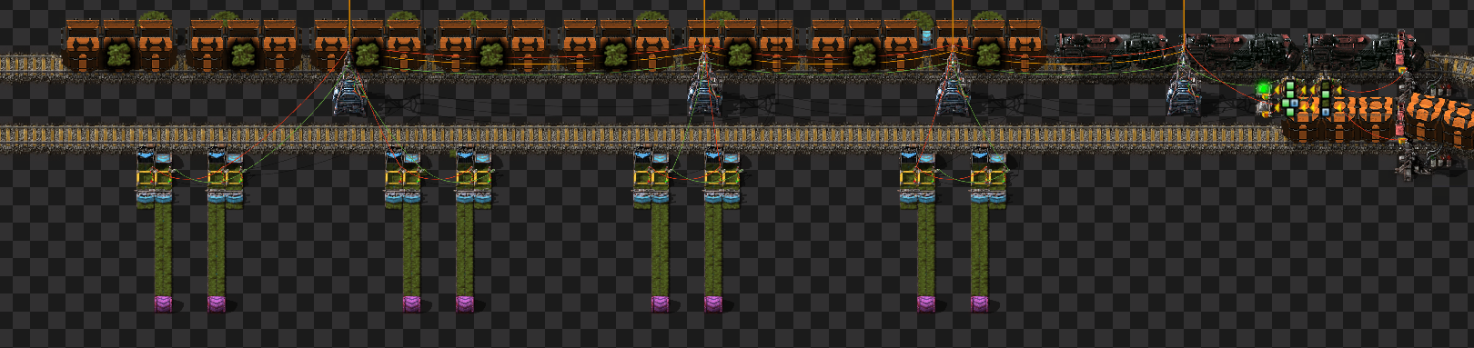 How’s this K2/Modded unloading/loading station? : r/factorio